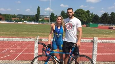 Armelle Mercier au sommet de Château-Thierry - Journal L'Union